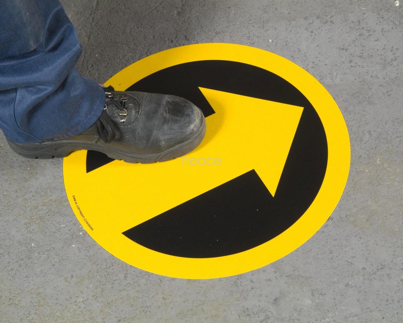 Pictogramme sens de direction adhésif - Neoce