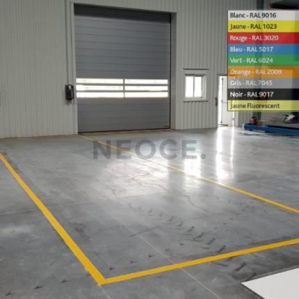 Les normes de marquage au sol industriel à respecter - Neoce
